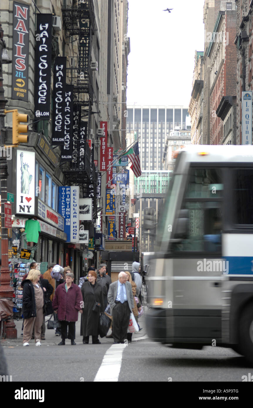 New York Steert Scene Stock Photo - Alamy