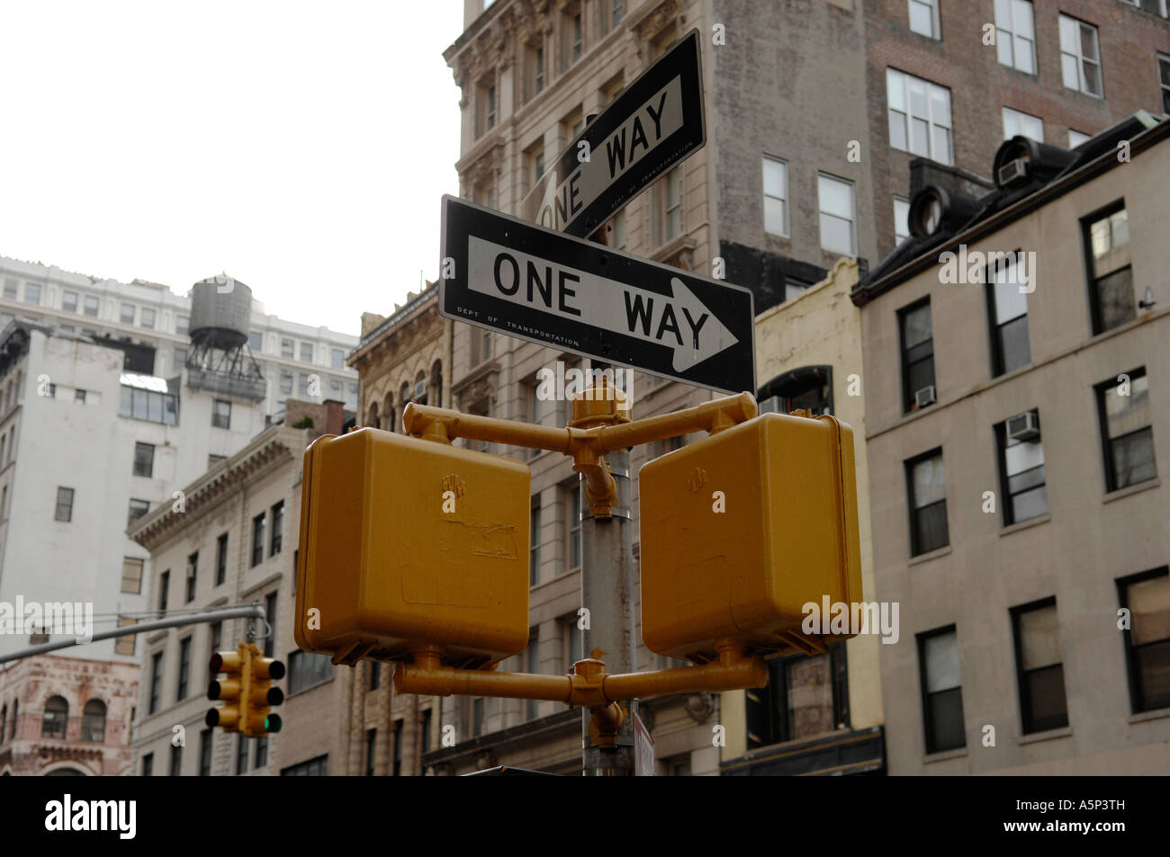 New York Road Signs Stock Photo - Alamy