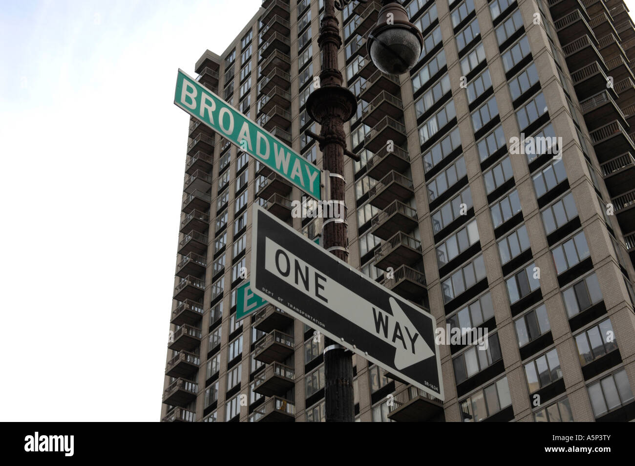 New York Road Signs Stock Photo - Alamy