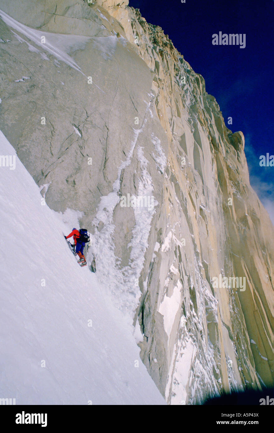 Fitz Roy climb Patagonia Argentina Stock Photo - Alamy