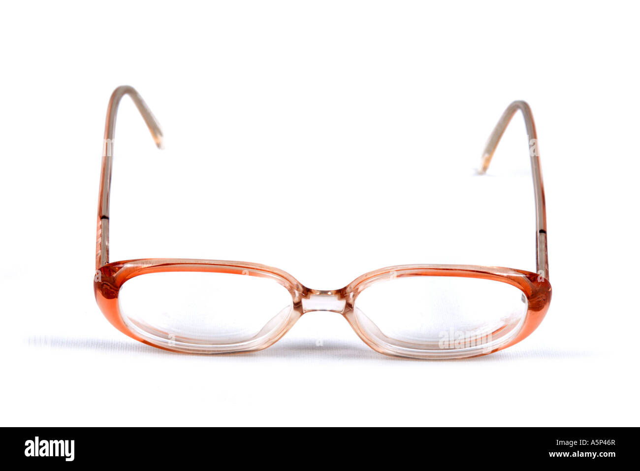 Spectacles against a white background Stock Photo - Alamy