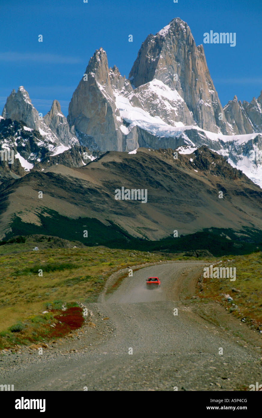 Road to Fitz Roy Patagonia Argentina Stock Photo - Alamy