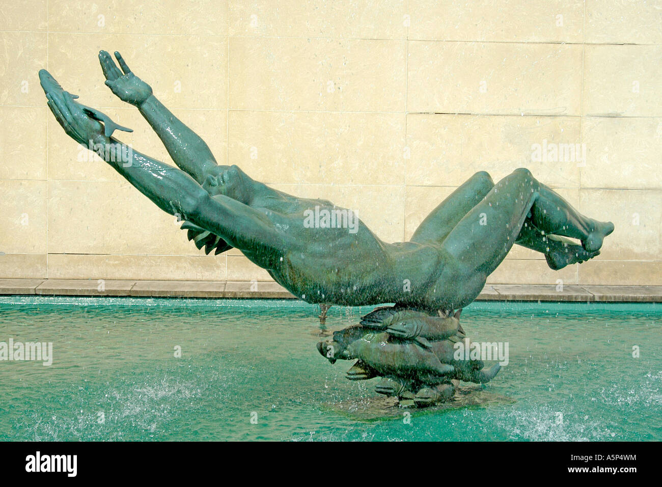 Bronze water nymph statue hi-res stock photography and images - Alamy