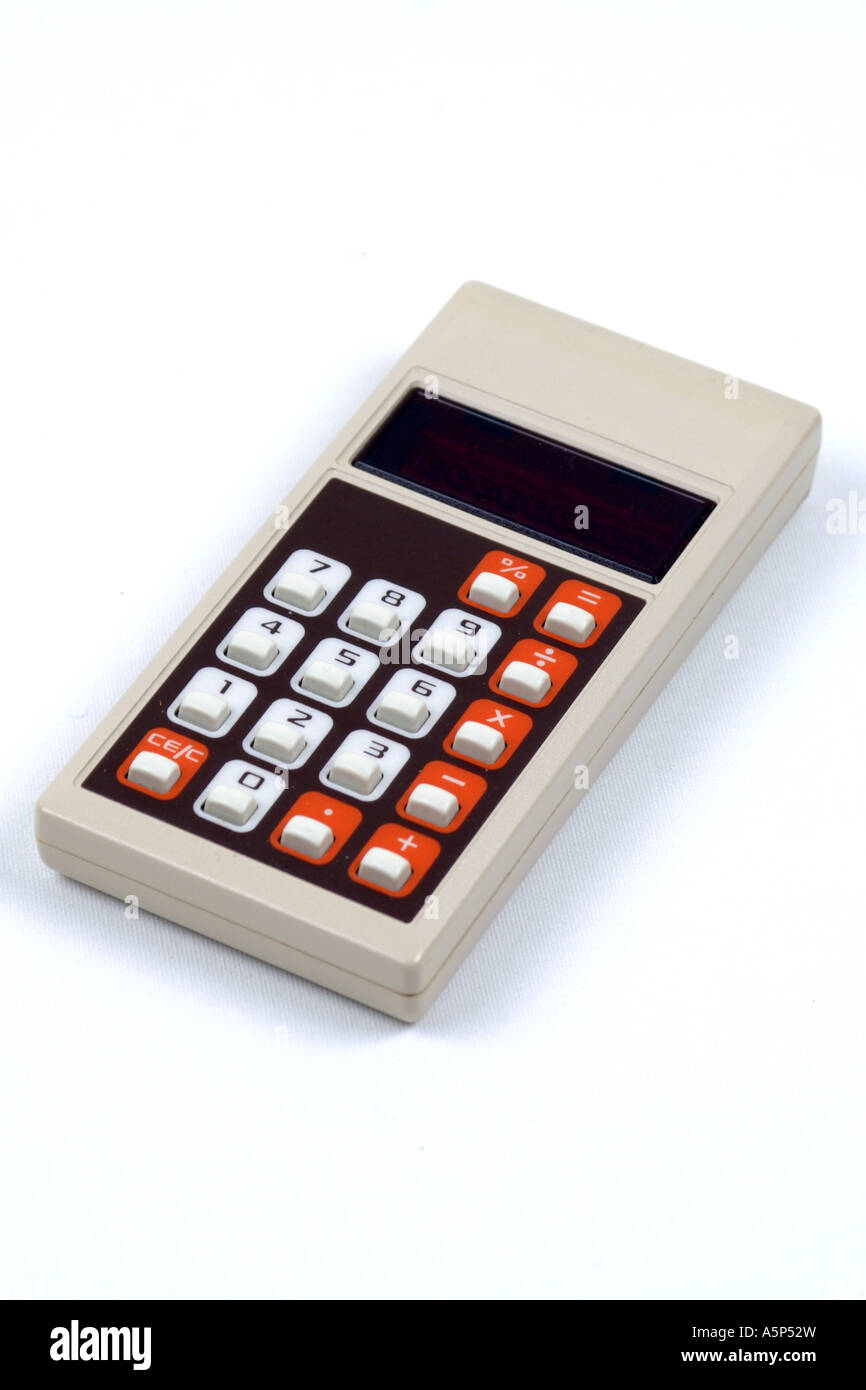 Led calculator hi-res stock photography and images - Alamy