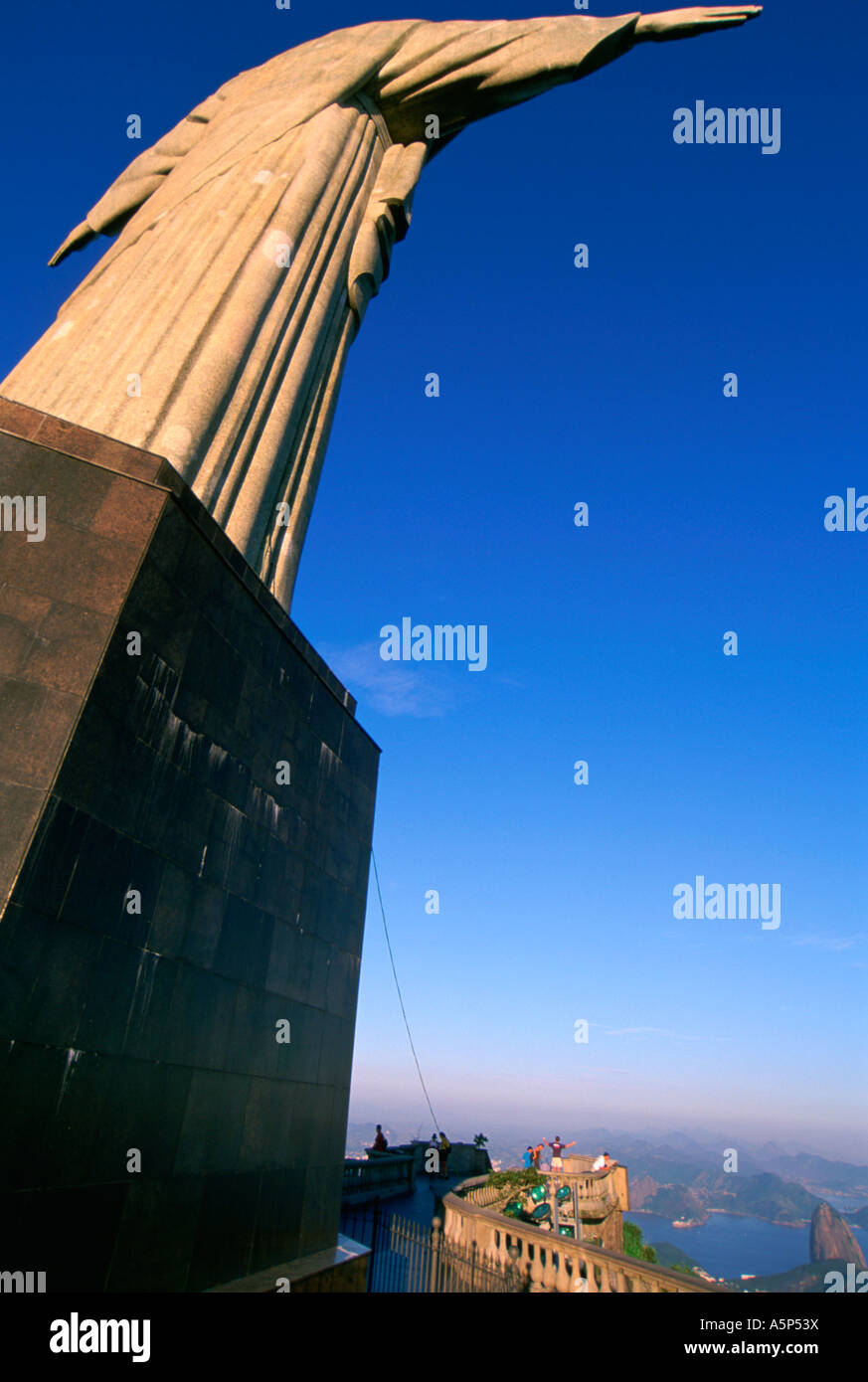 Christo statue atop Corcovado Rio de Janeiro Brazil Stock Photo - Alamy