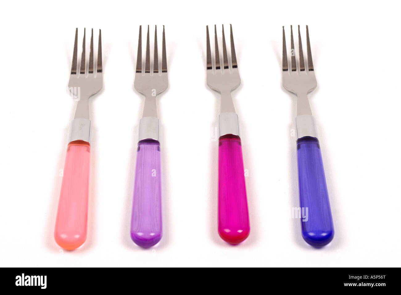 Multi colored forks hi-res stock photography and images - Alamy