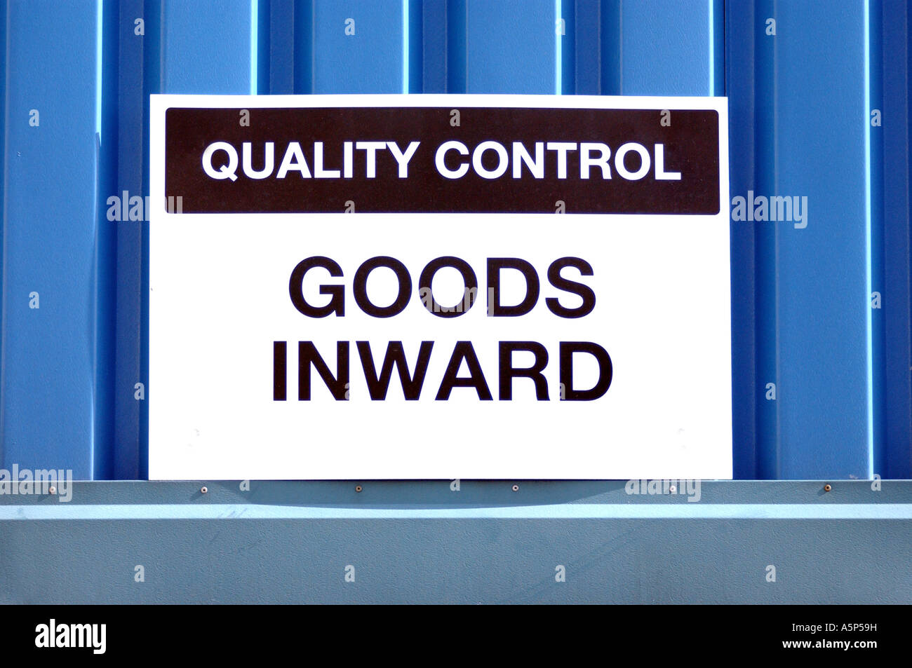 British goods inwards sign London UK Stock Photo - Alamy