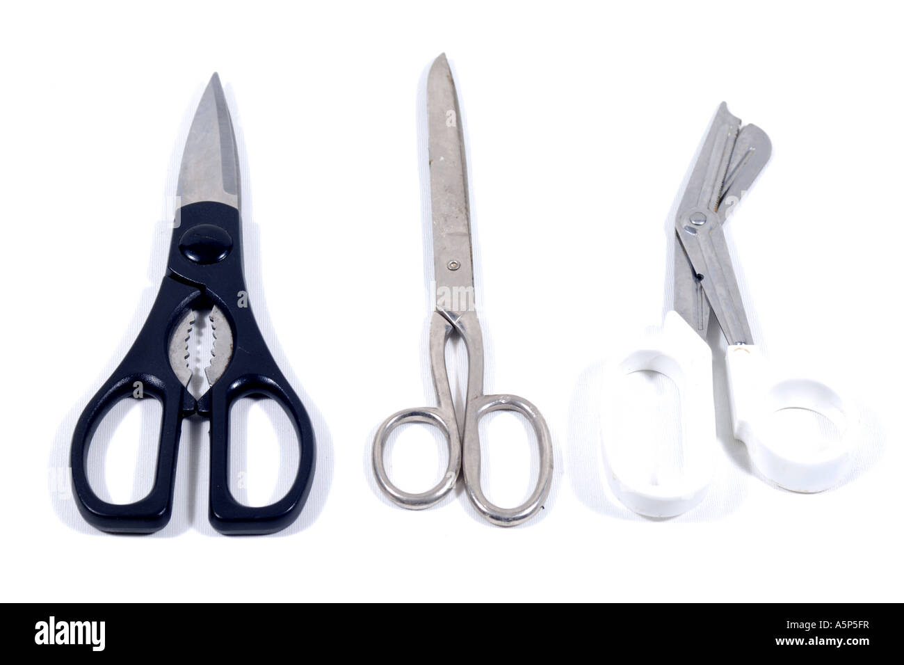 Three pairs of Scissors Stock Photo - Alamy
