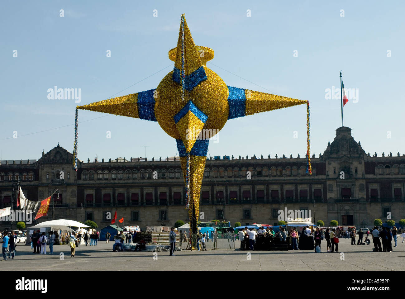 Plaza de la Constitucion - mexico city square Stock Photo - Alamy