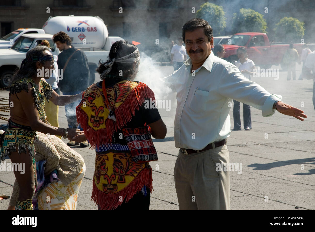 limpia made by the indigenous - cleaning of the soul -Plaza de la ...