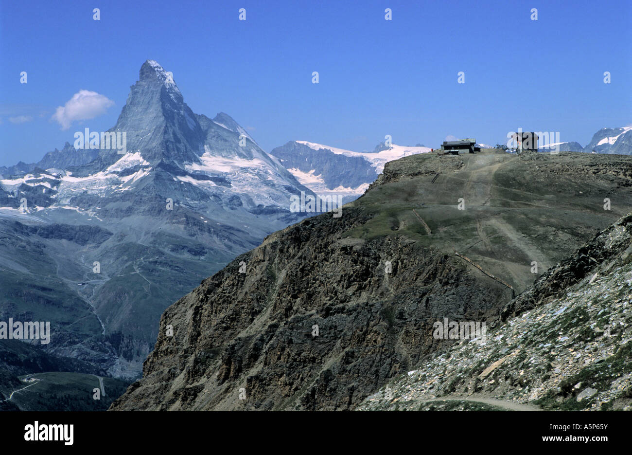 Scenic of mount Matterhorn Stock Photo - Alamy
