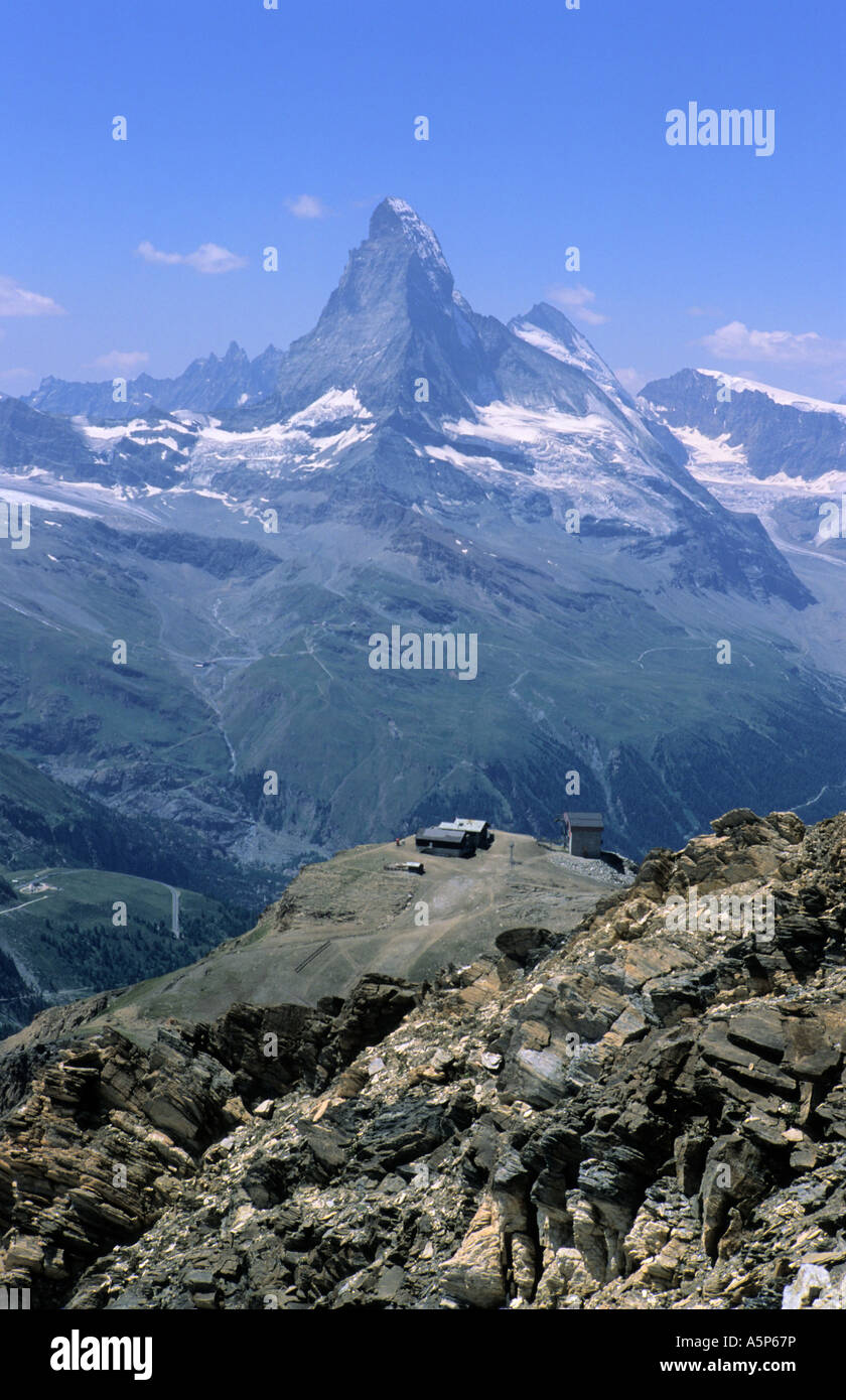 Scenic of mount Matterhorn Stock Photo - Alamy