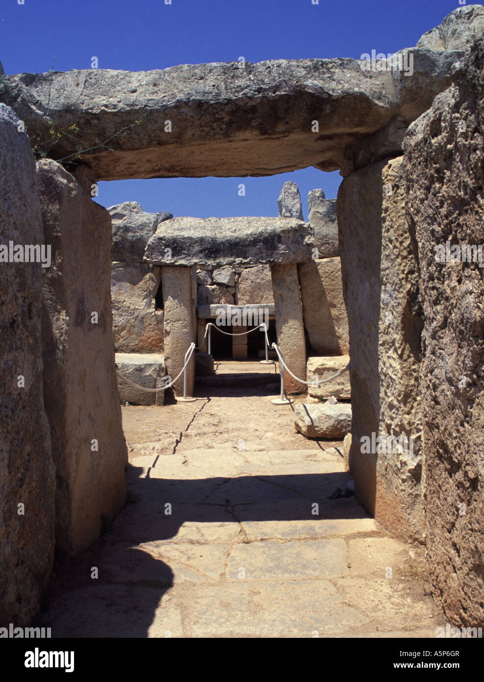 Mnajdra Neolithic temple, Malta Stock Photo - Alamy