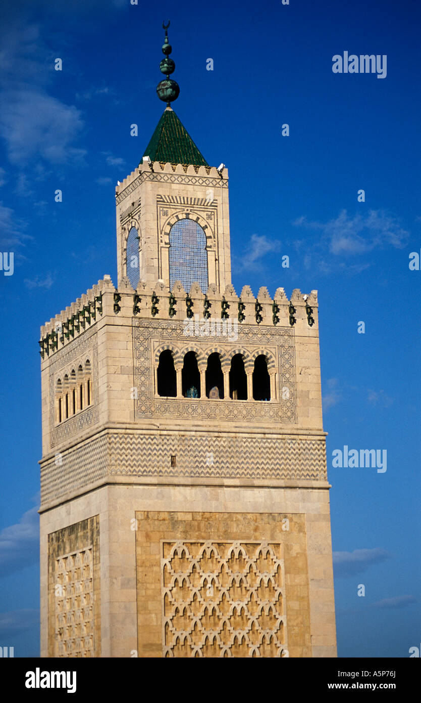 the Great Mosque Tunis medina Tunisia Stock Photo - Alamy
