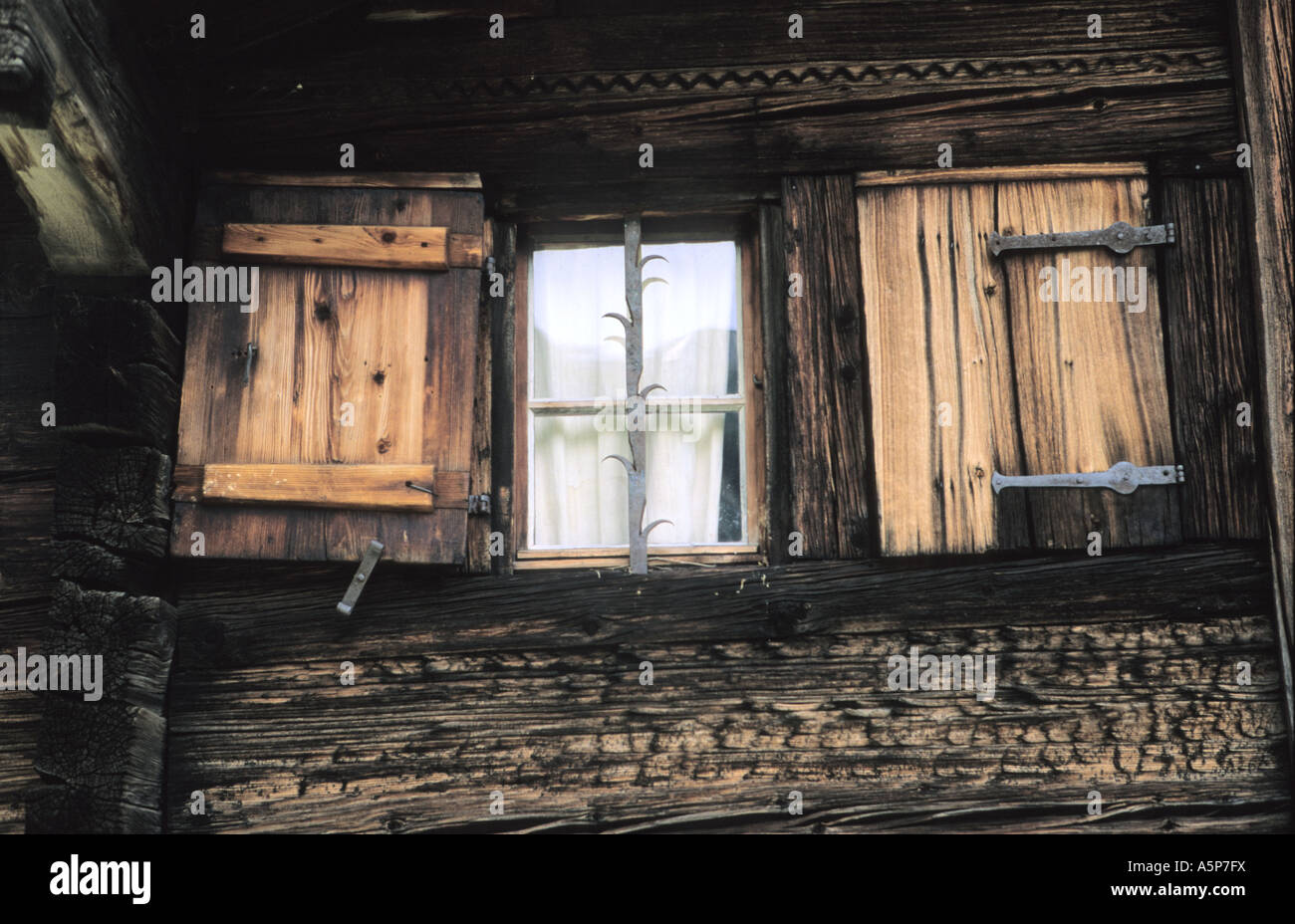 Open window of ancient house Stock Photo - Alamy