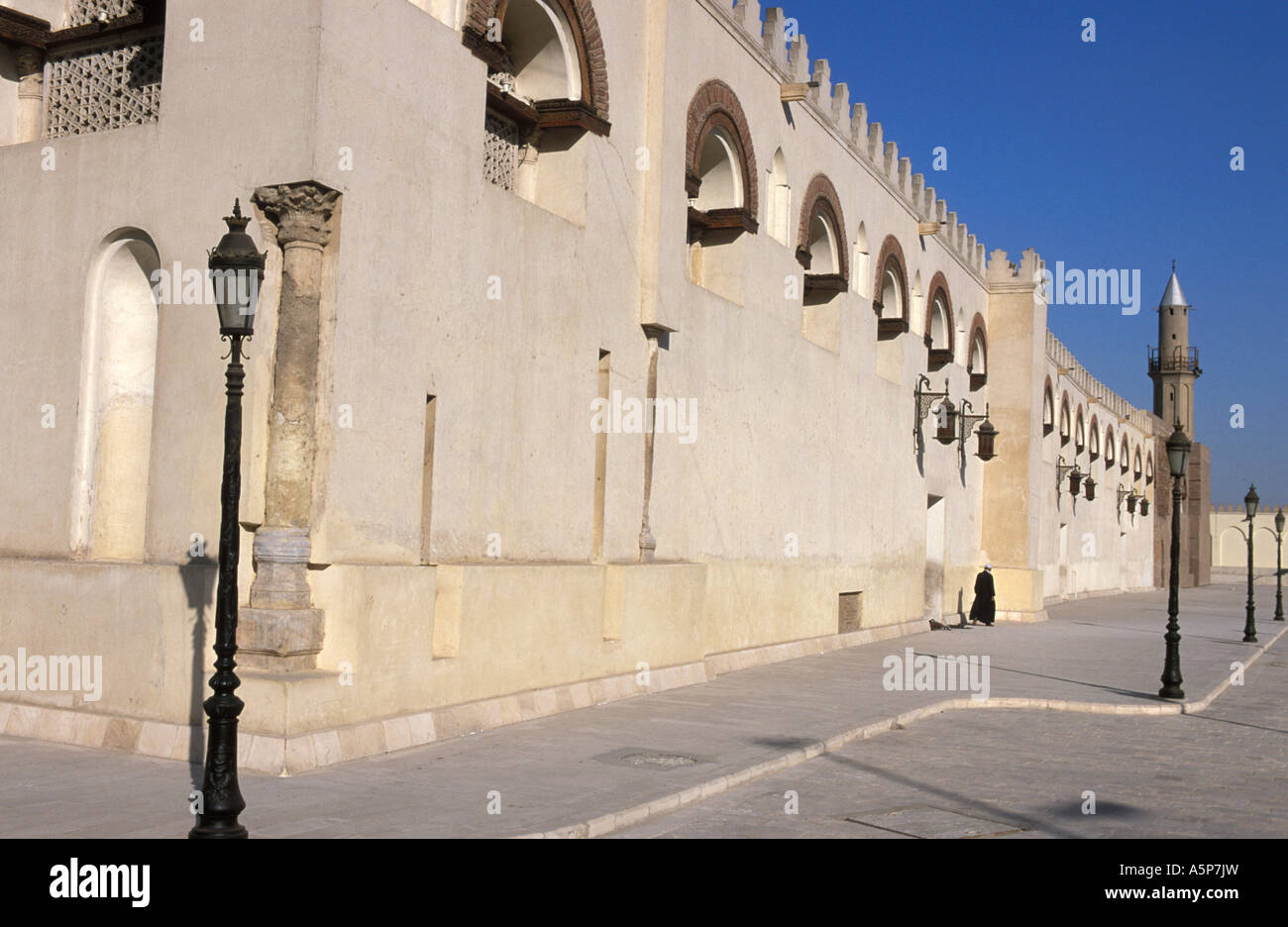 Mosque of Amr ibn al As, Islamic Cairo, Egypt Stock Photo - Alamy