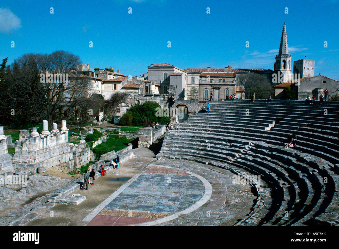 Roman Amphitheatre / Arles Stock Photo - Alamy