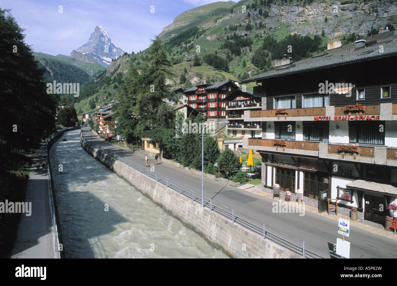 Mattervispa zermatt river switzerland hi-res stock photography and ...
