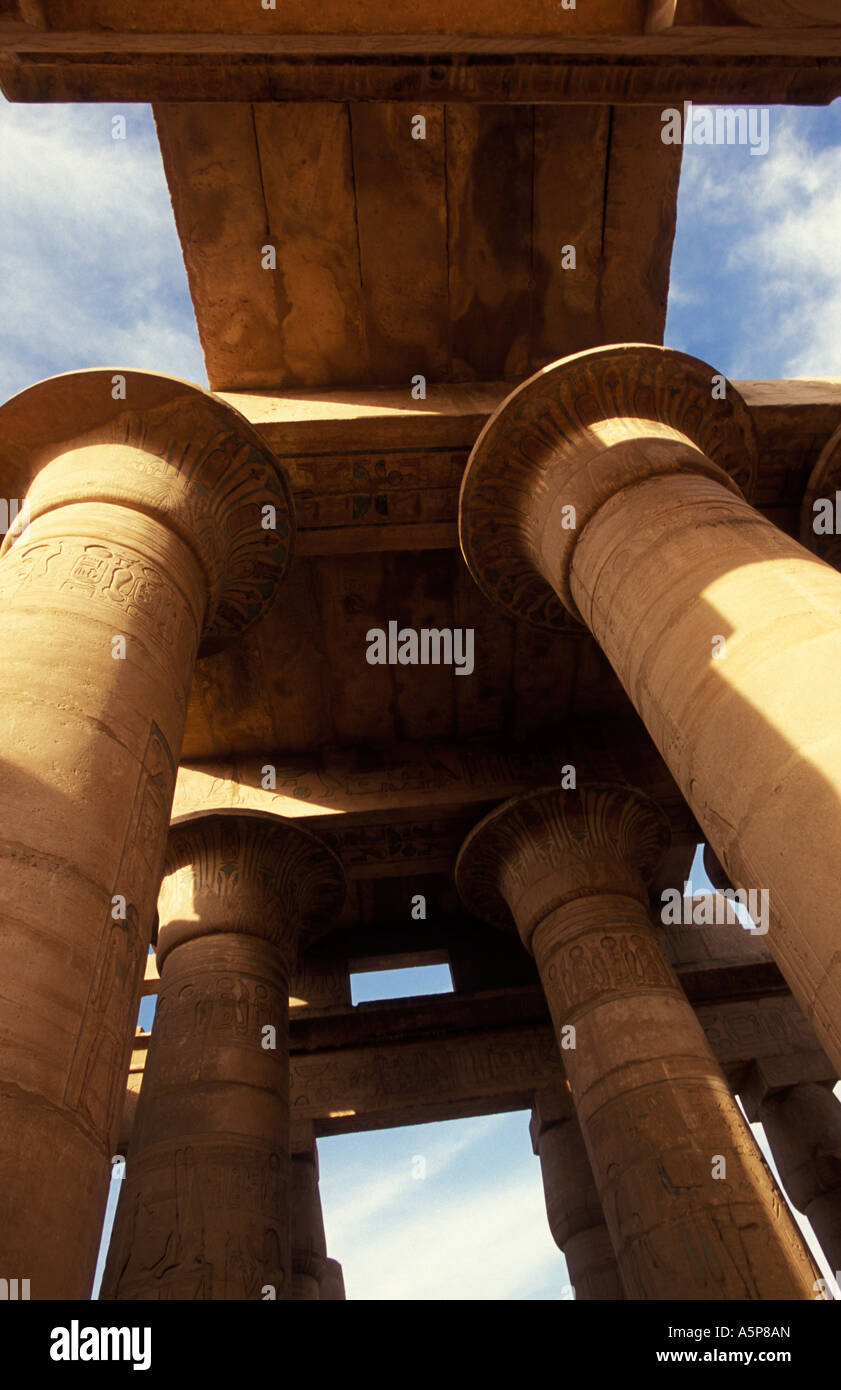 The Ramesseum, temple of Rameses II, the Great Hypostyle Hall, Ancient ...