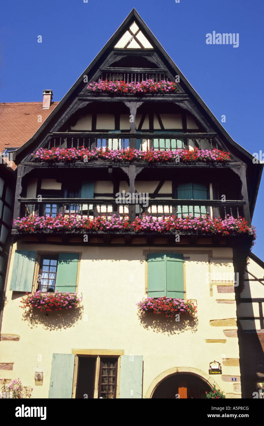 Half timbered alsatian style houses hi-res stock photography and images ...