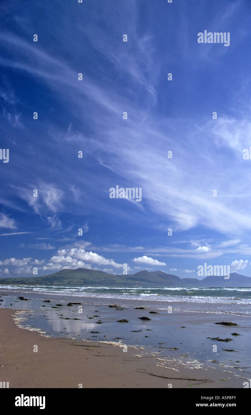 Beach at Dinas Dinlle near Caernarfon Gwynedd north Wales UK Stock ...