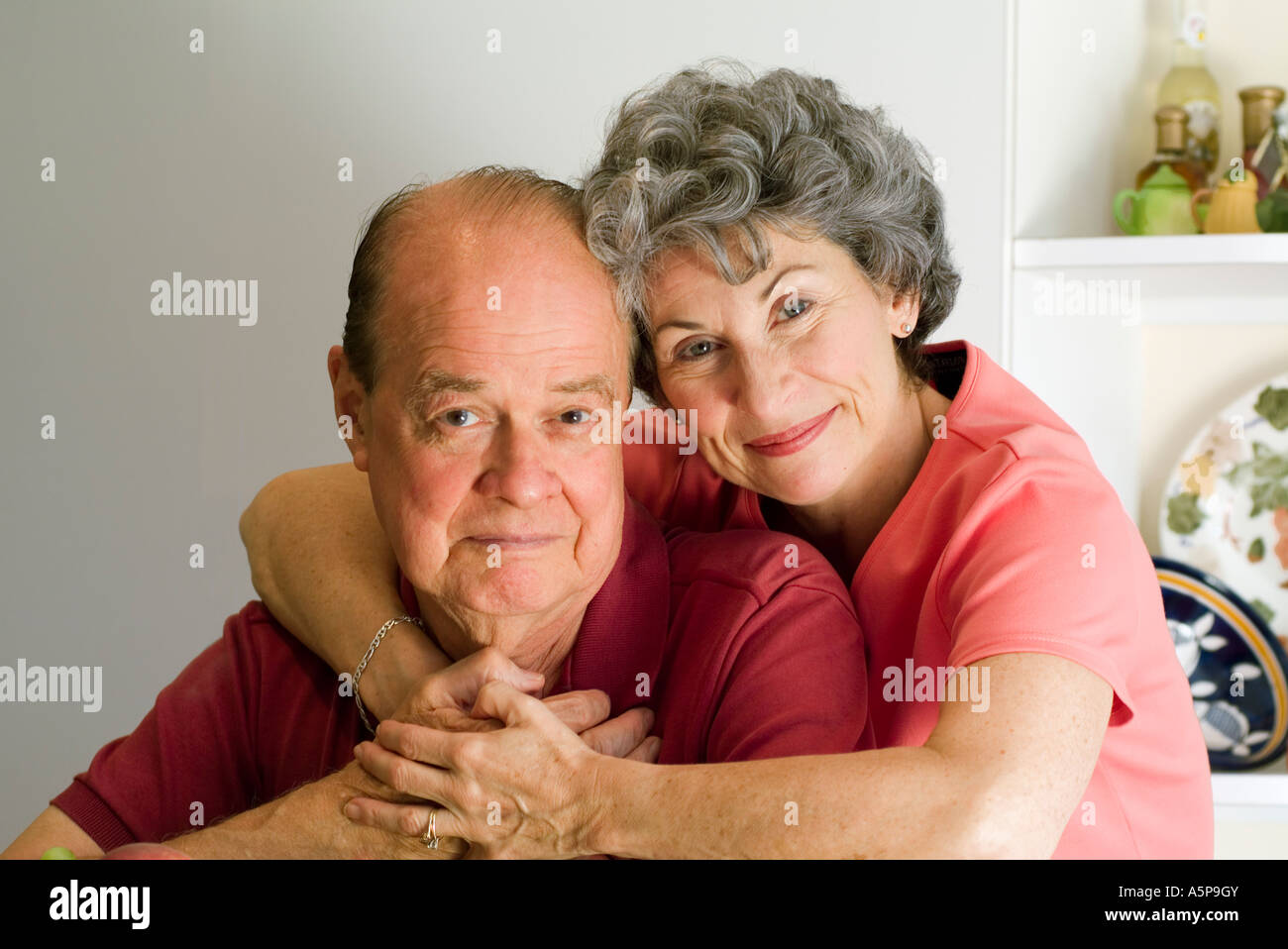 Aging man and woman, portrait Stock Photo - Alamy