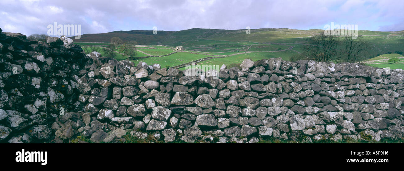 Dry stone wall near Malham cove Yorkshire Dales England Stock Photo - Alamy