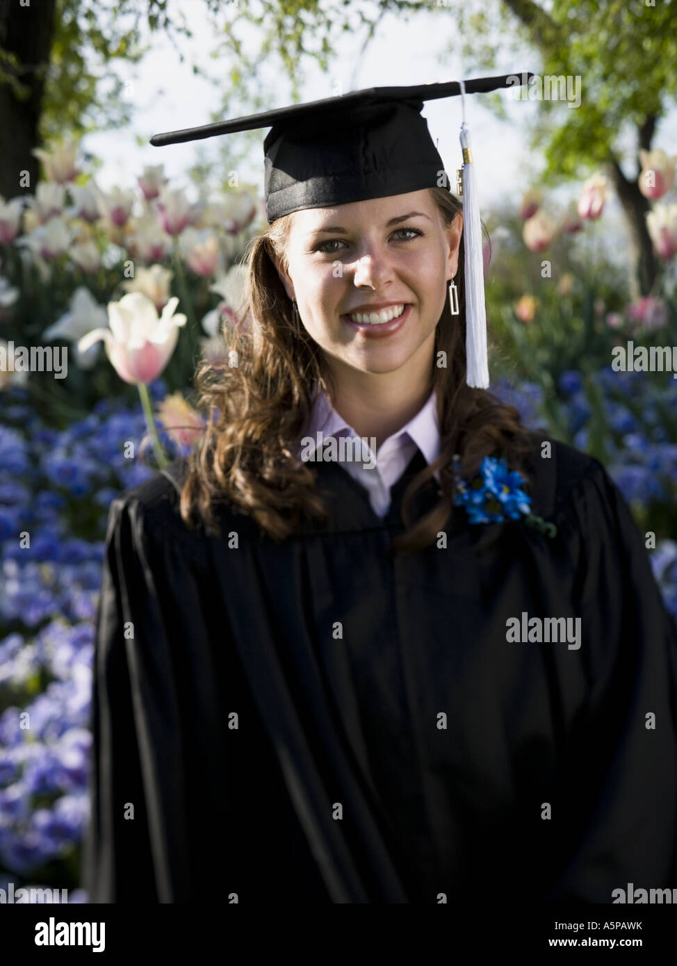 Female college graduate Stock Photo - Alamy