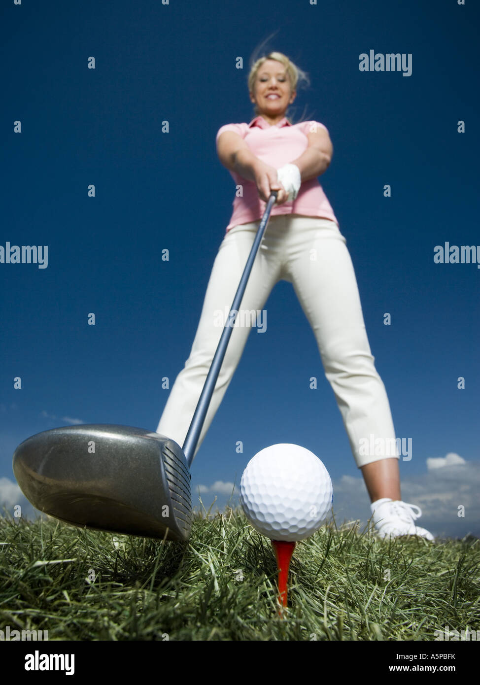 Lady golfers hi-res stock photography and images - Alamy