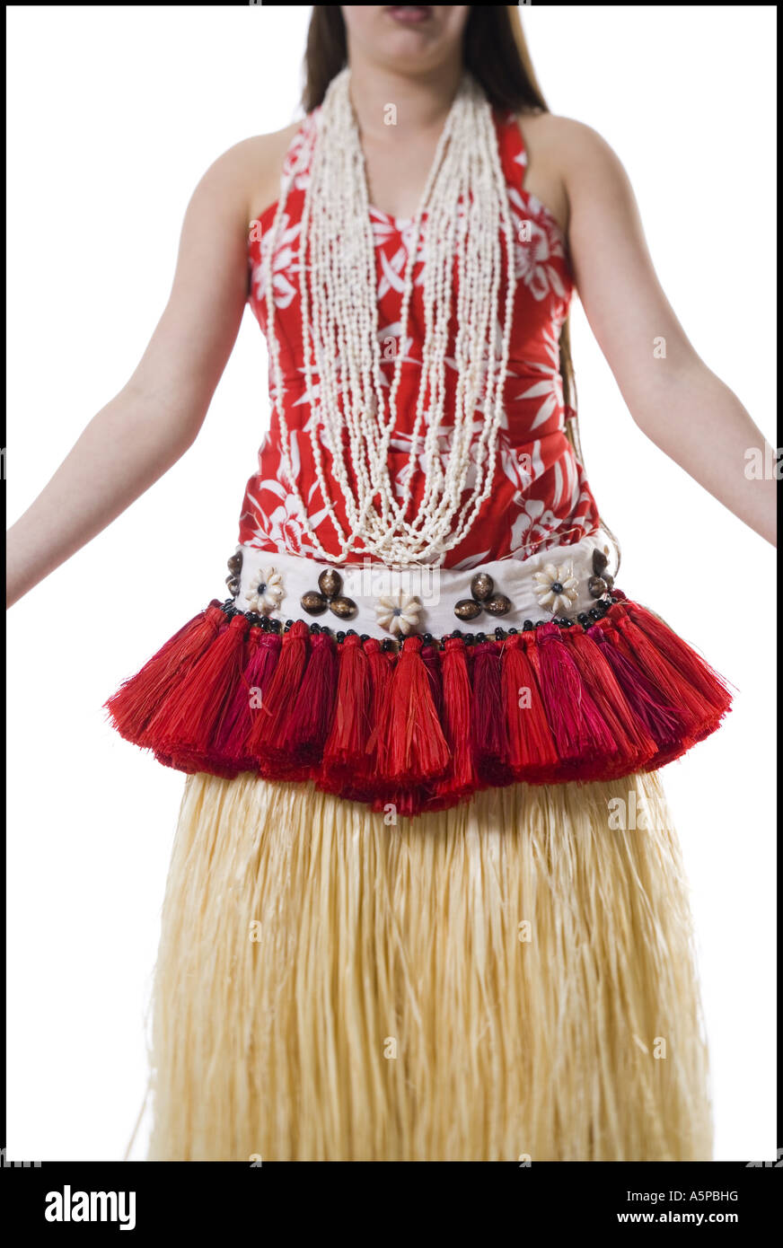 Hawaiian female hula dancer Stock Photo - Alamy