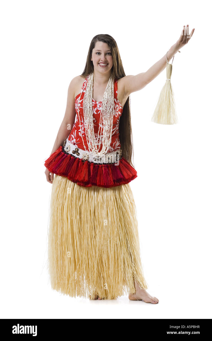 Hawaiian female hula dancer Stock Photo - Alamy