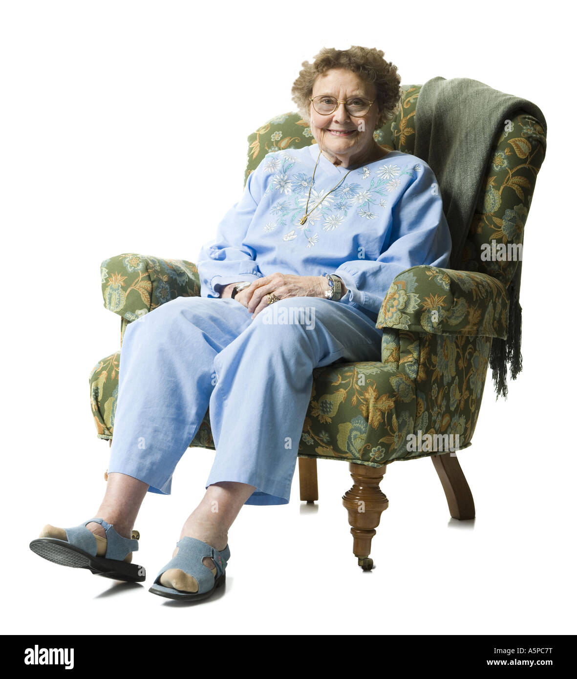 Full length portraits old woman Cut Out Stock Images & Pictures - Alamy