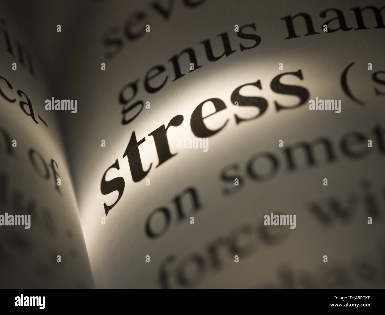 Stress definition High Resolution Stock Photography and Images - Alamy