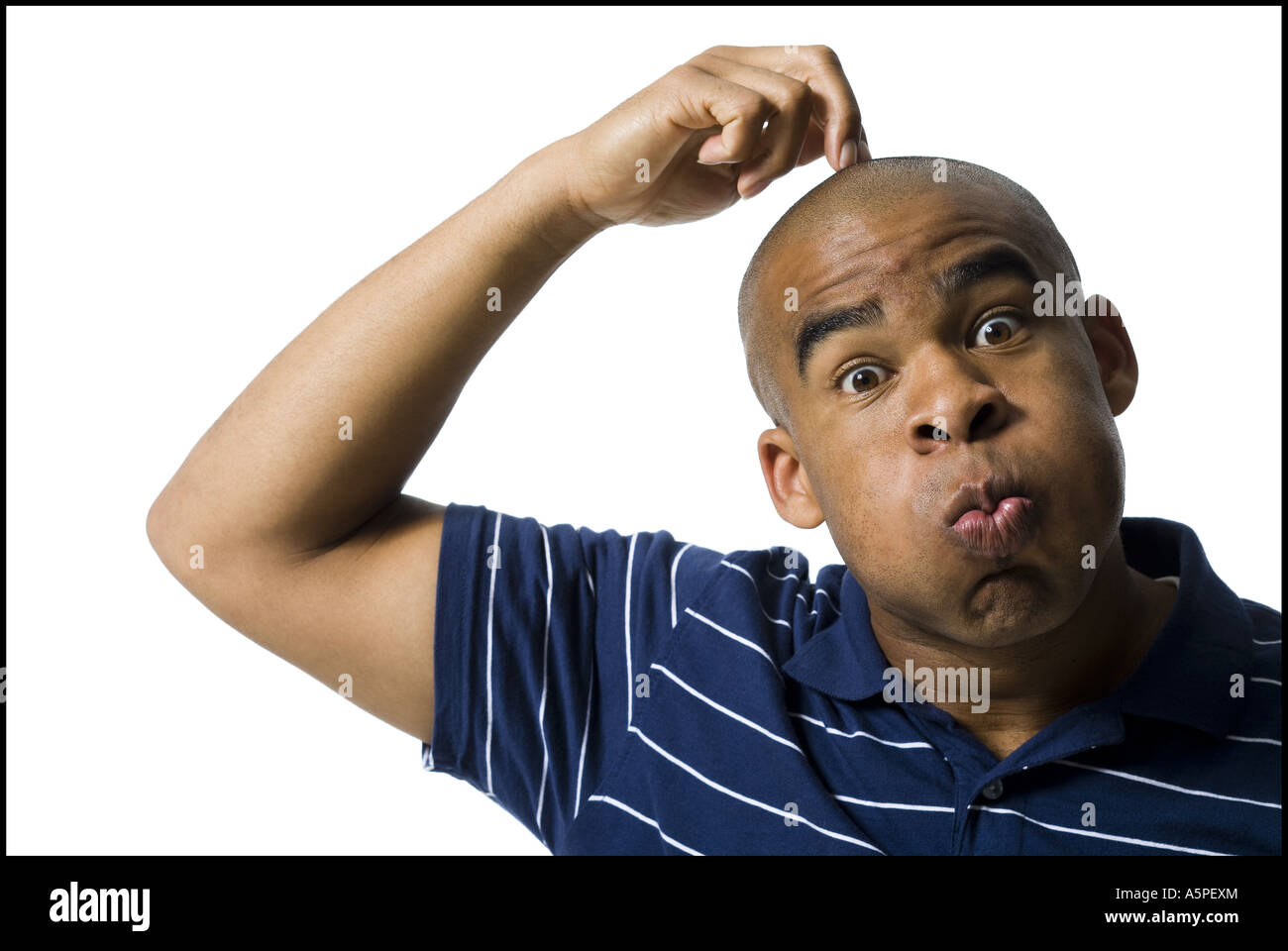 Man making a funny face Stock Photo - Alamy