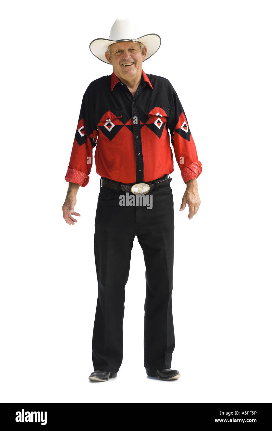 Elderly cowboy Cut Out Stock Images & Pictures - Alamy