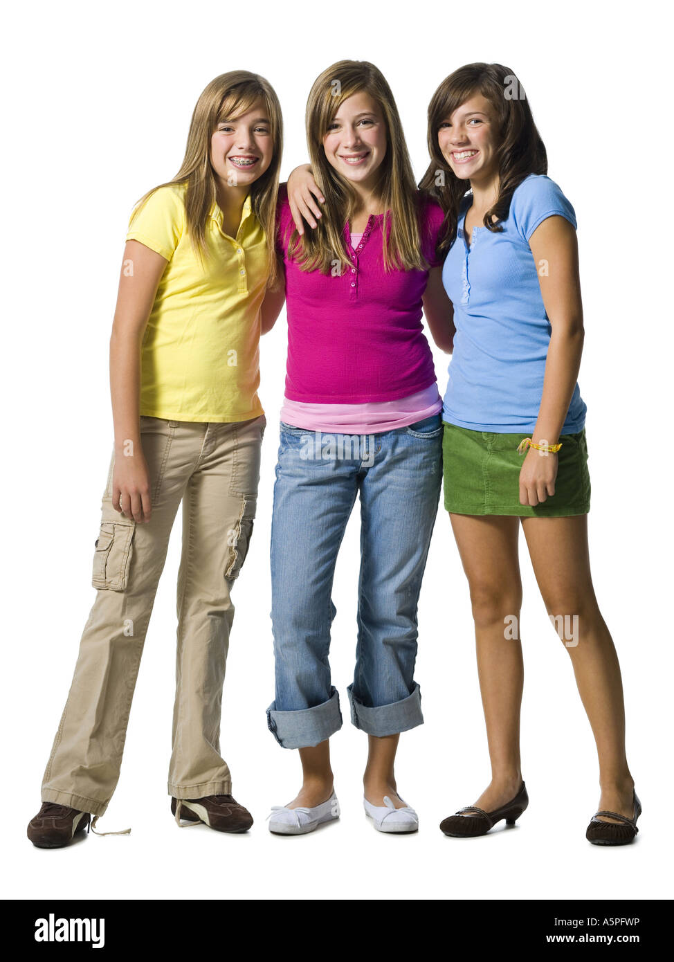 Three siblings and girls Cut Out Stock Images & Pictures - Alamy