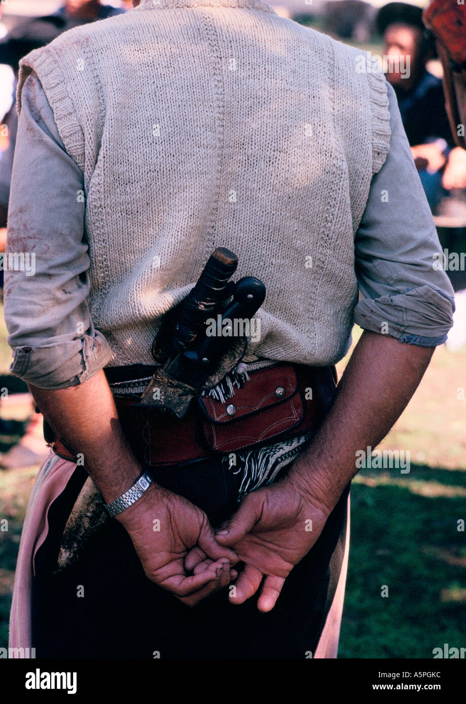GAUCHO'S KNIVES KNOWN AS "FACONES", LA ESTRELLA FARM (RANCH), ARGENTINA ...