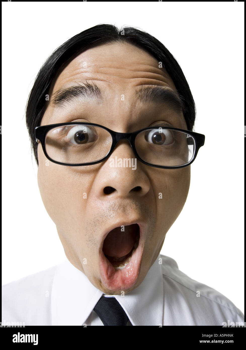 Funny surprised man Stock Photo - Alamy