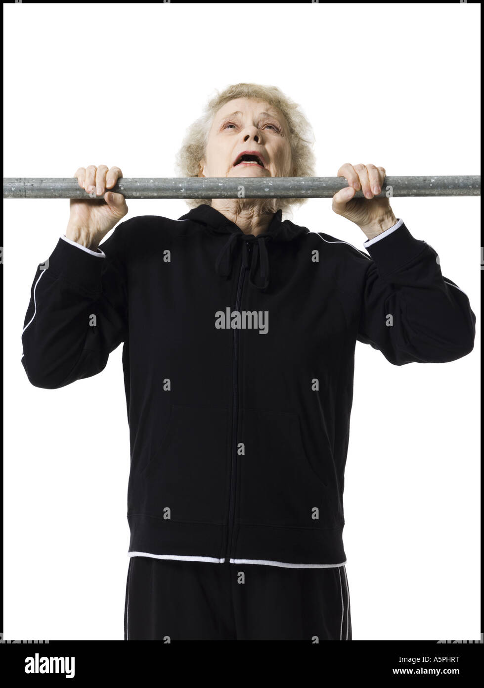 Fitness woman doing pullups hi-res stock photography and images - Alamy