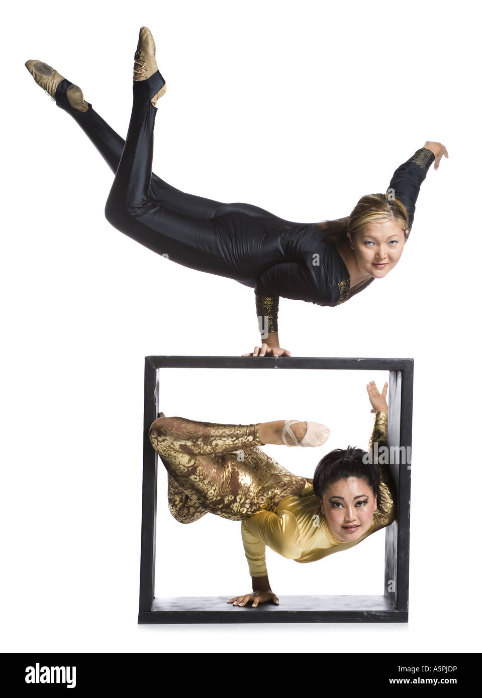 Contortionist and box hi-res stock photography and images - Alamy