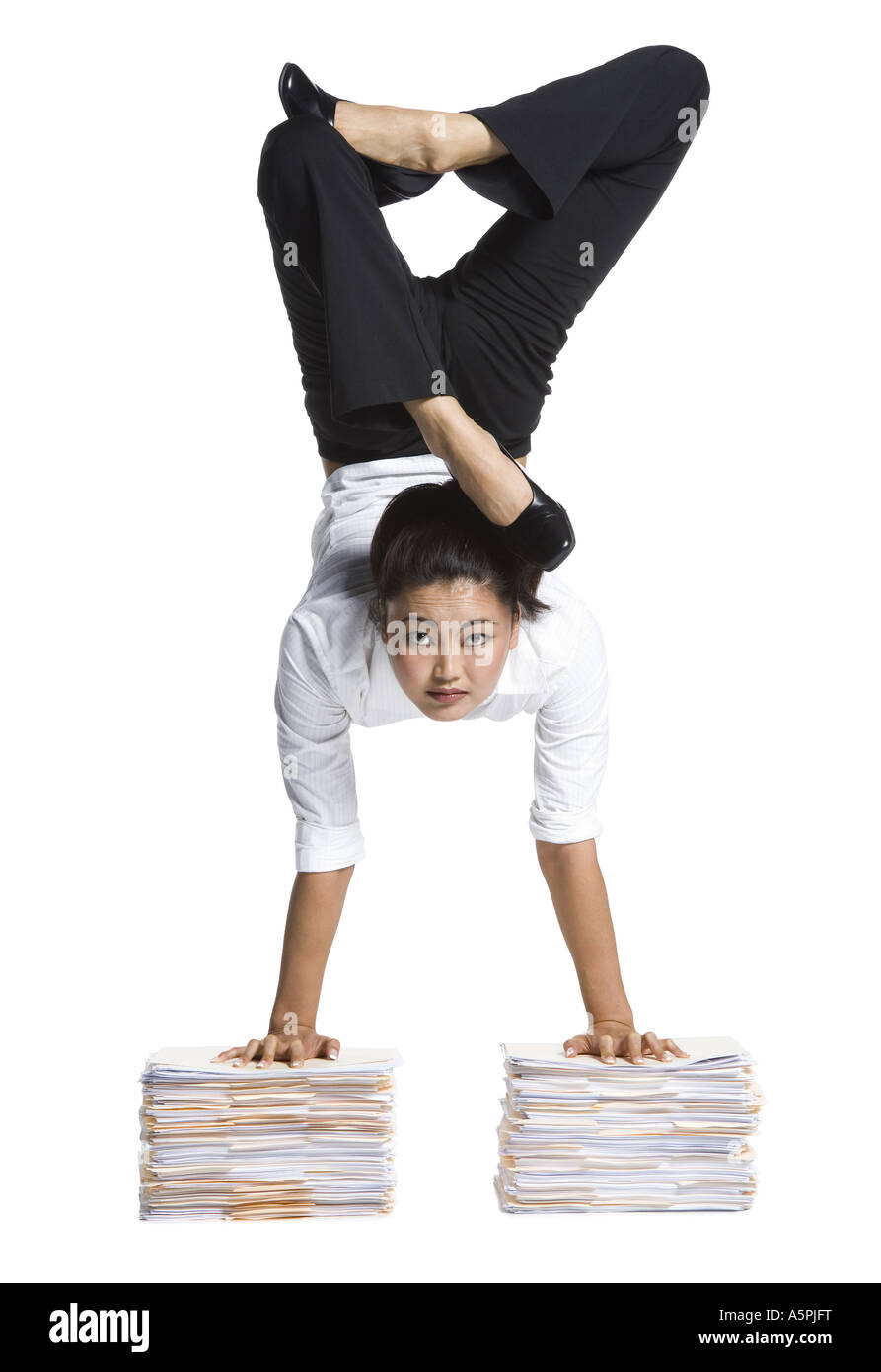 Female contortionist Cut Out Stock Images & Pictures - Alamy