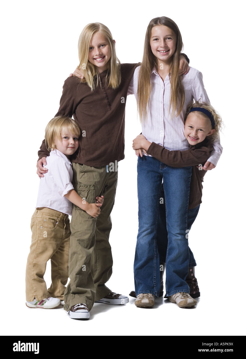 Four sisters Cut Out Stock Images & Pictures - Alamy