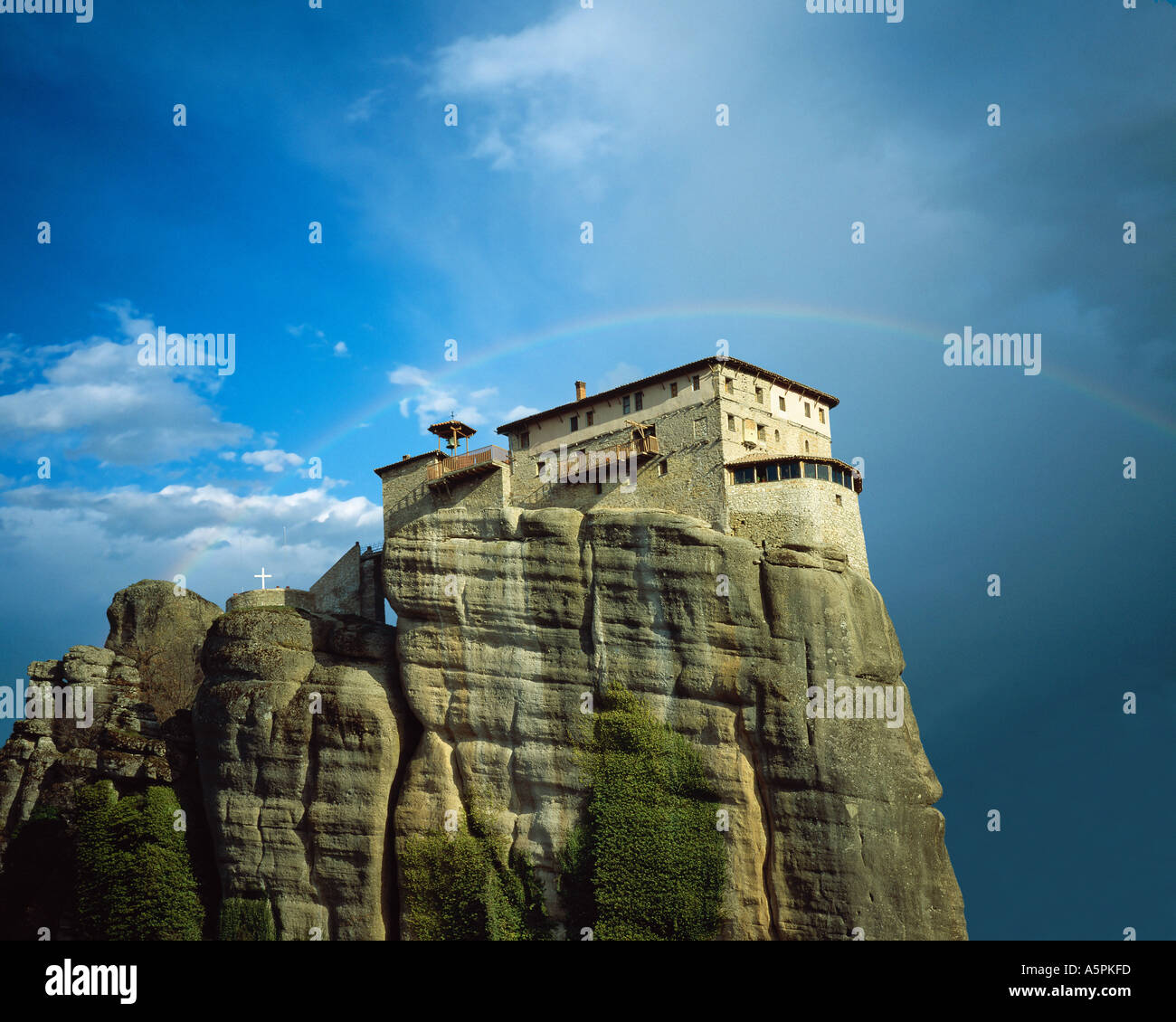 Roussanou Monastery Meteora Greece Stock Photo - Alamy
