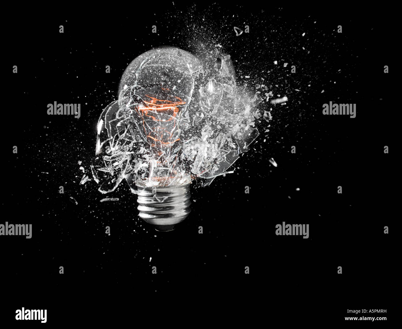 Shattering light bulb hi-res stock photography and images - Alamy