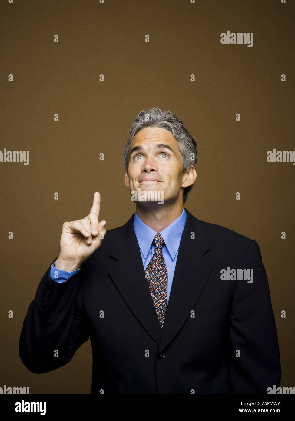 Businessman with an idea Stock Photo - Alamy