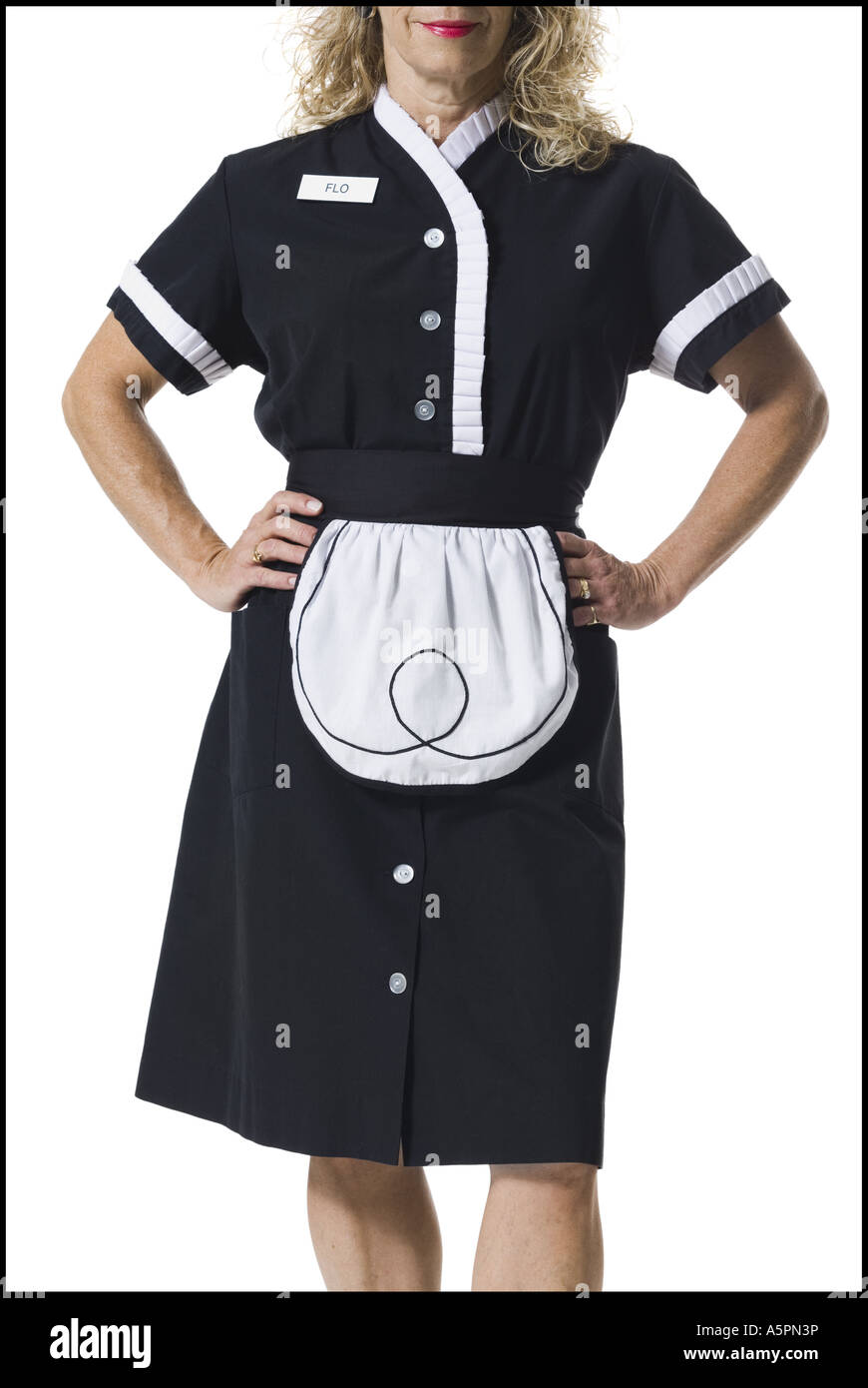 Woman server servers waitresses waitress hi-res stock photography and ...