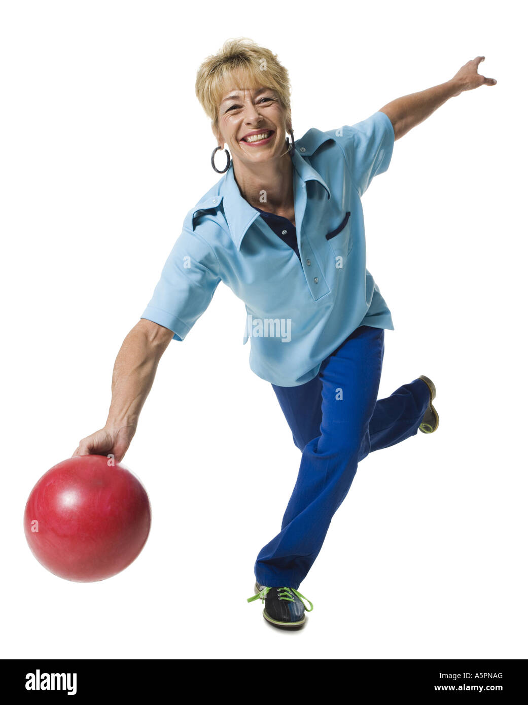 Bowling mature Cut Out Stock Images & Pictures - Alamy