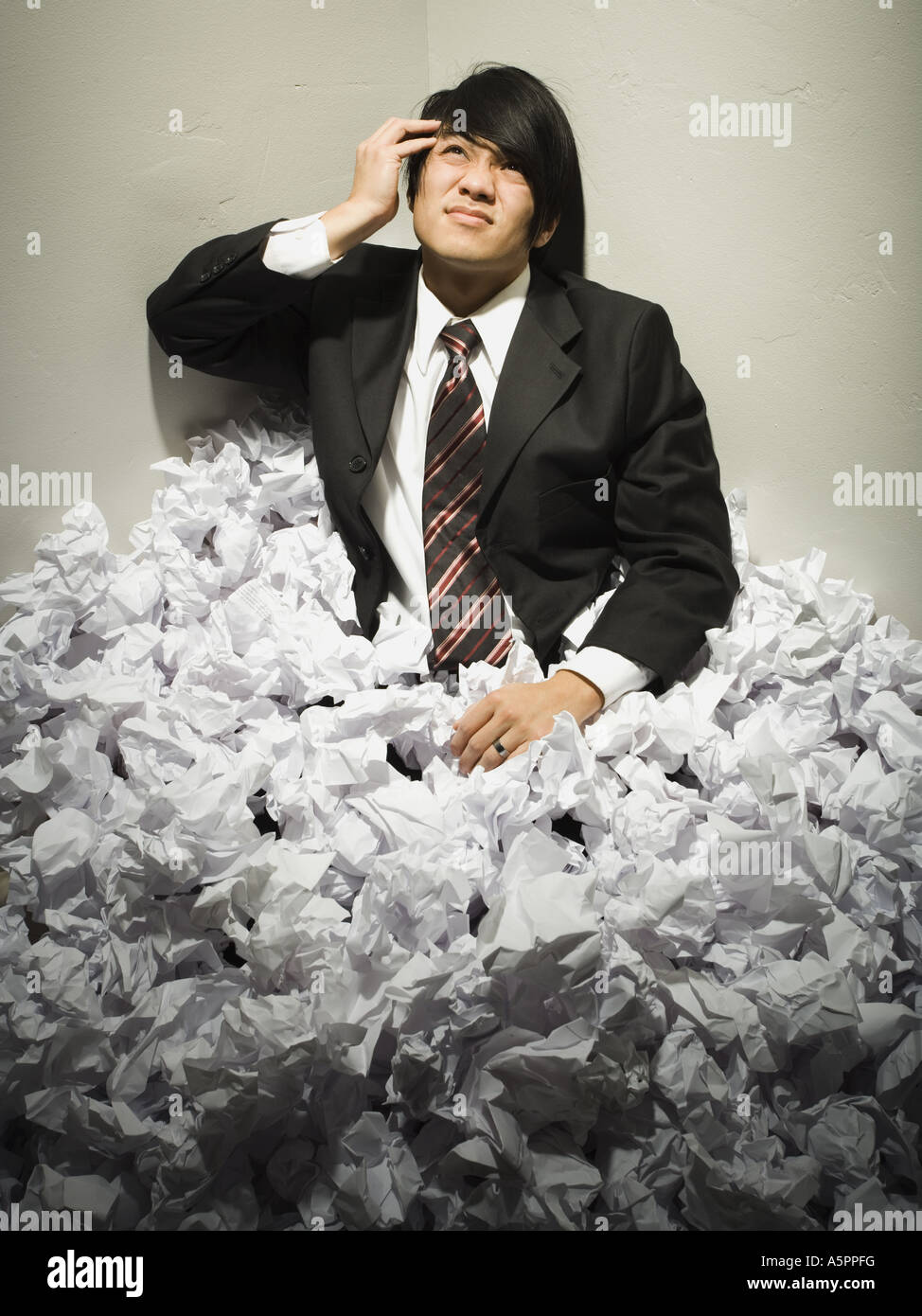 Buried in papers hi-res stock photography and images - Alamy