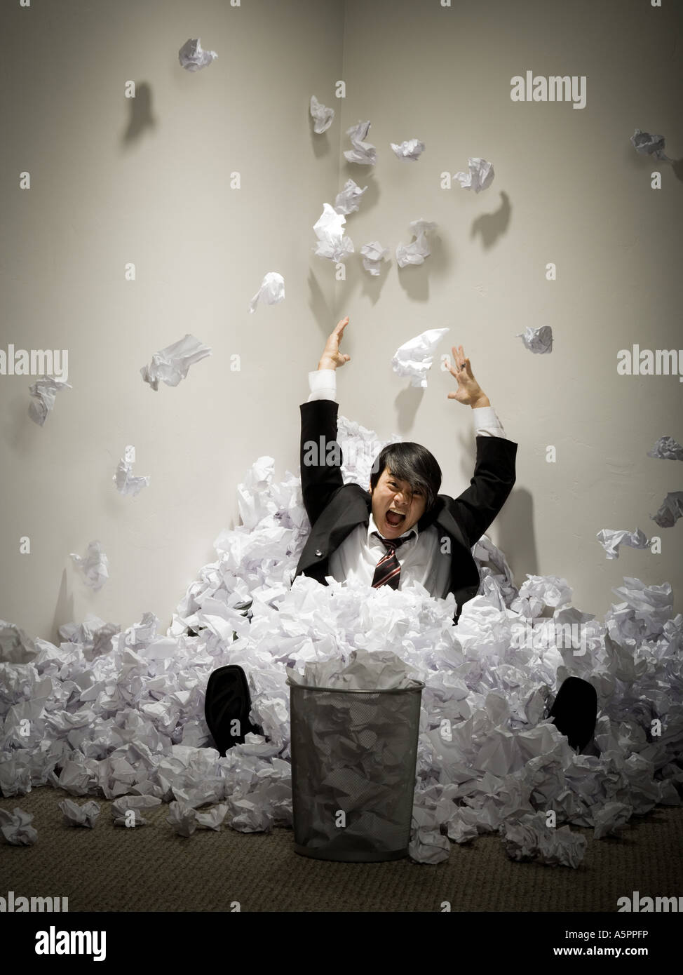 Buried in papers hi-res stock photography and images - Alamy