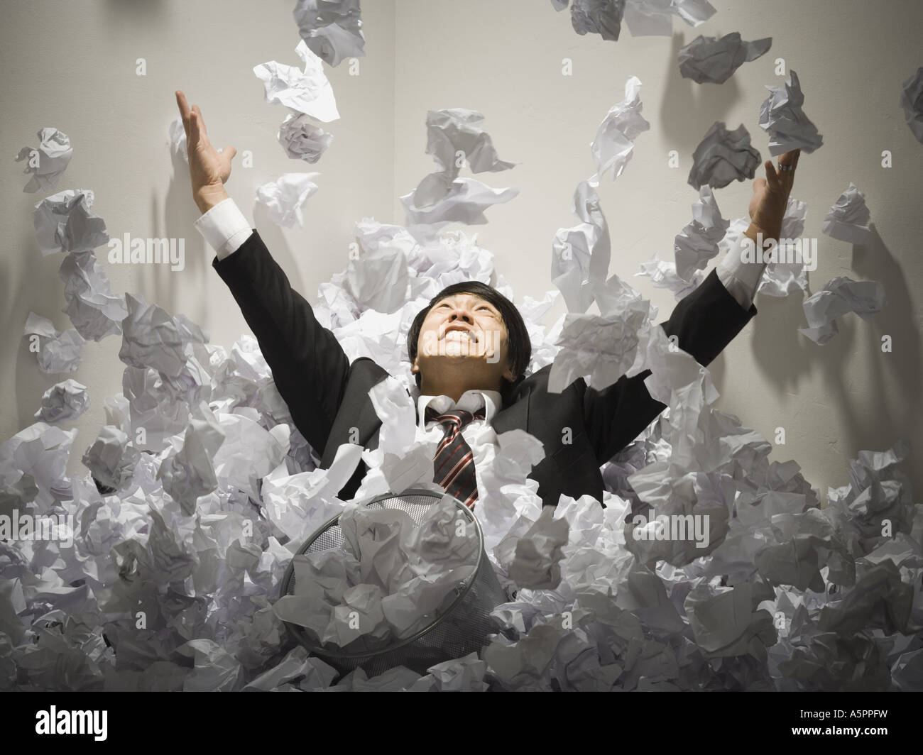 Buried in papers hi-res stock photography and images - Alamy